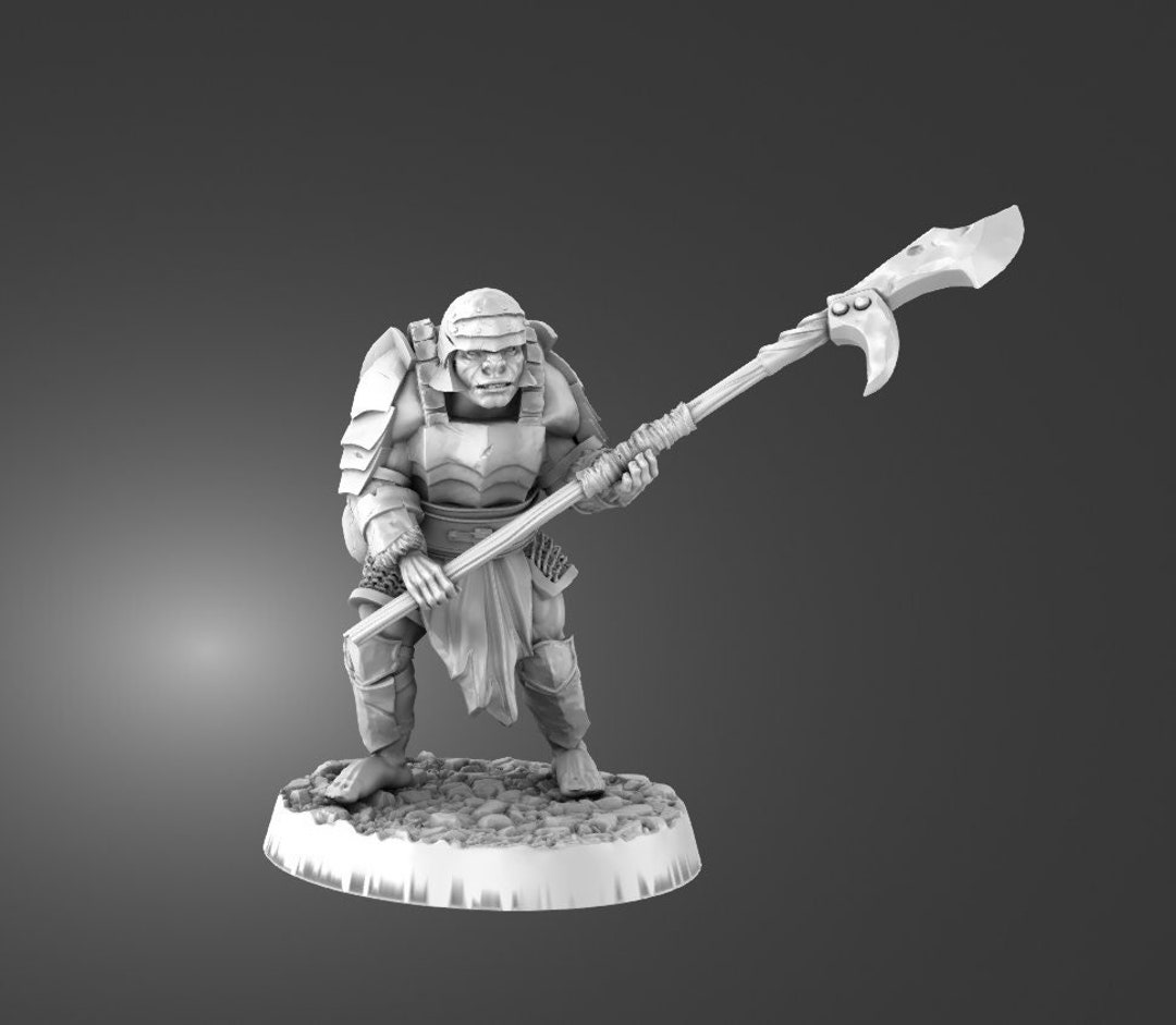 Male, Orc, Variety, Polearm, Humanoid, Guisarme, Bardiche, Javelin ...