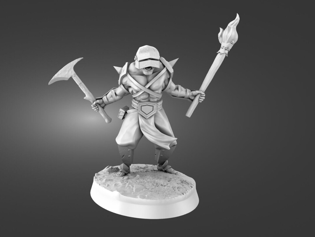 Male, Half Orc, Oroc, Orc, Variety, Hand Weapons, Chopper, Falchion ...
