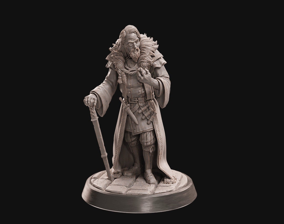Human, Male, Artificer, Wizard in Noble Clothes, Long Cloak, Cane ...