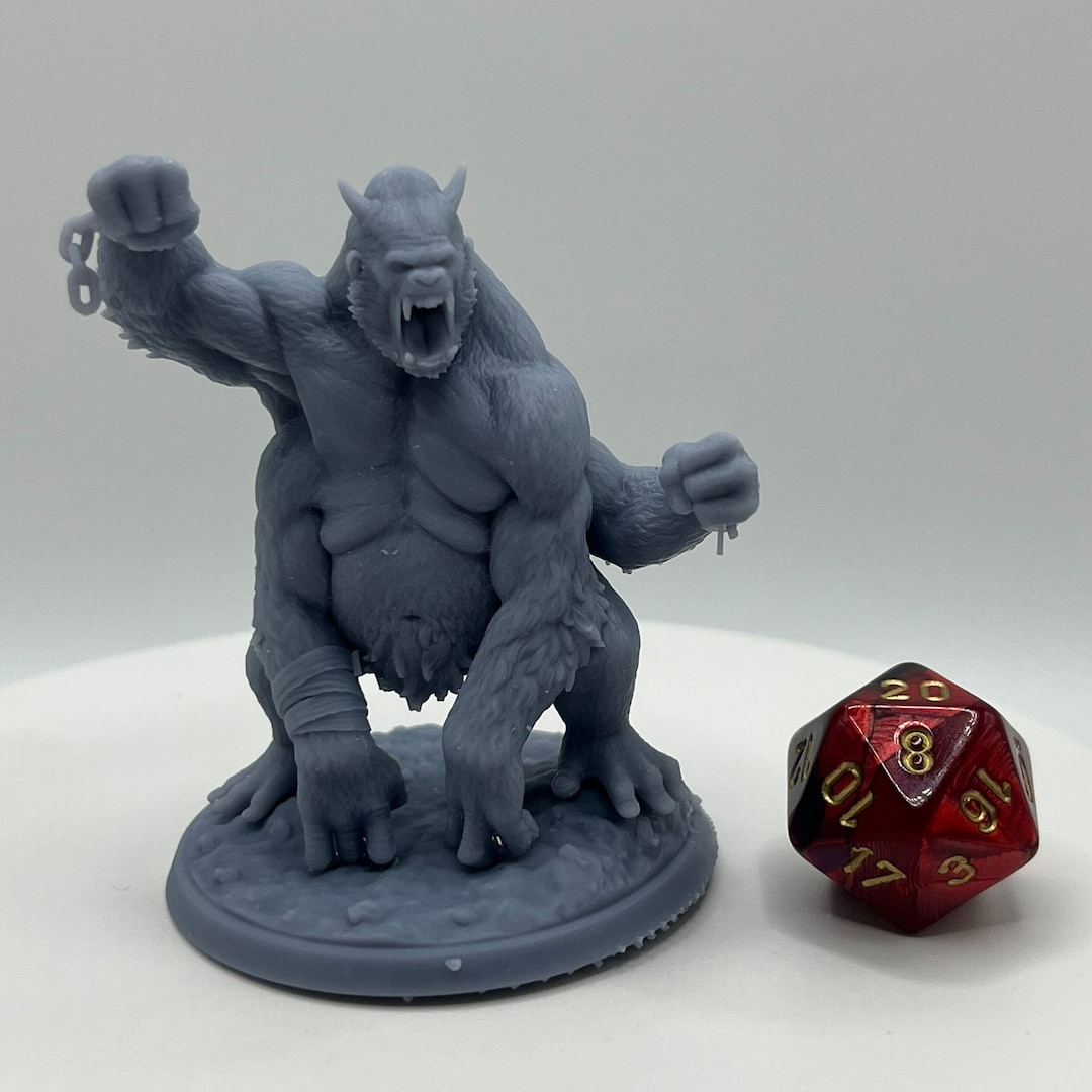 Girallon, 6-armed Large Monster Gorilla, Roaring, Wizard's Experiment ...