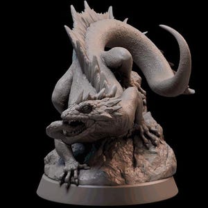 Dragon, Giant Lizard, Drake, Lizard, Swamp, Monitor, Young Black Dragon ...