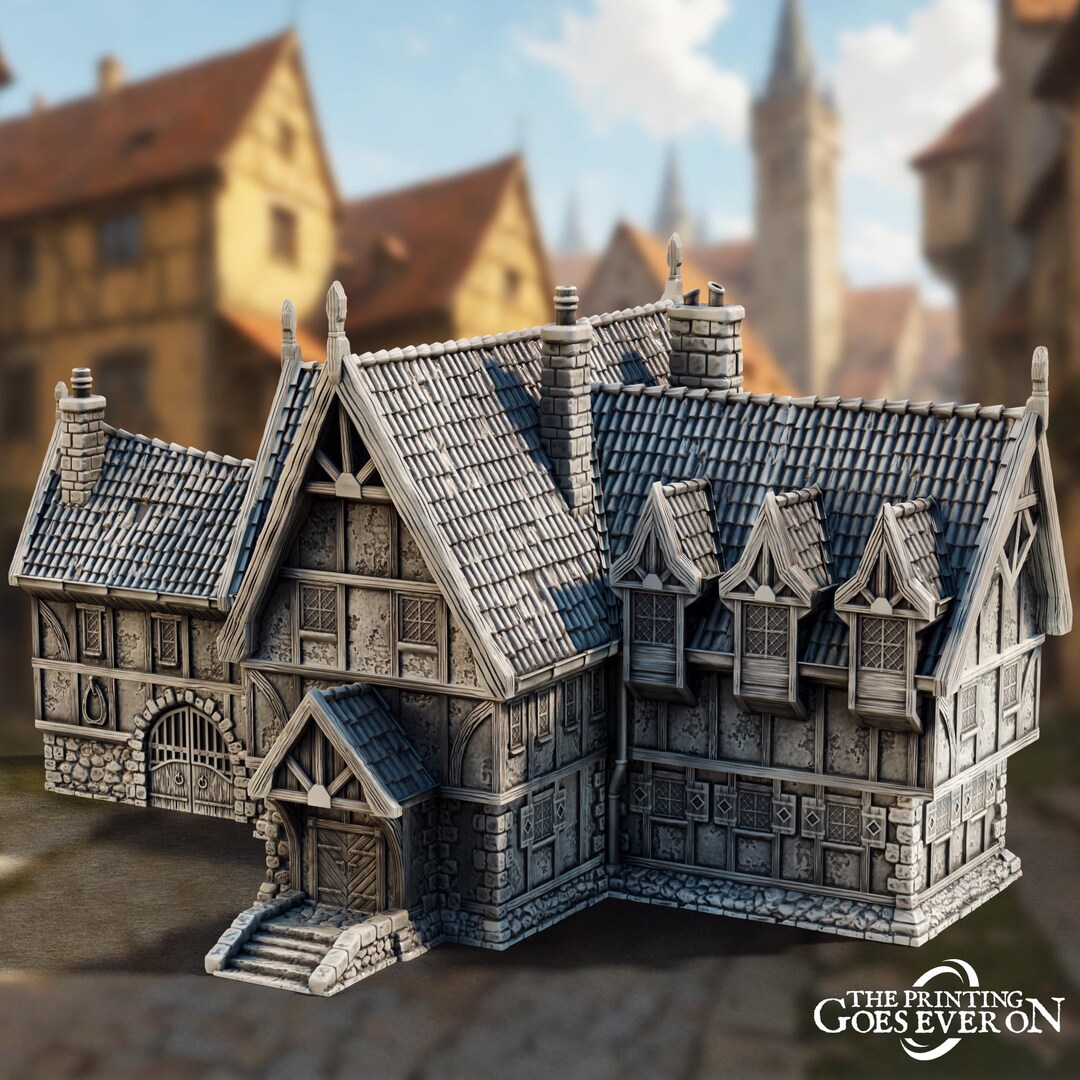 Brethorn Tavern, 2-story Tabletop Gaming Structure, Removable Roof ...