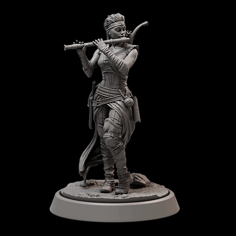 Female Elf Mini Bard - Etsy