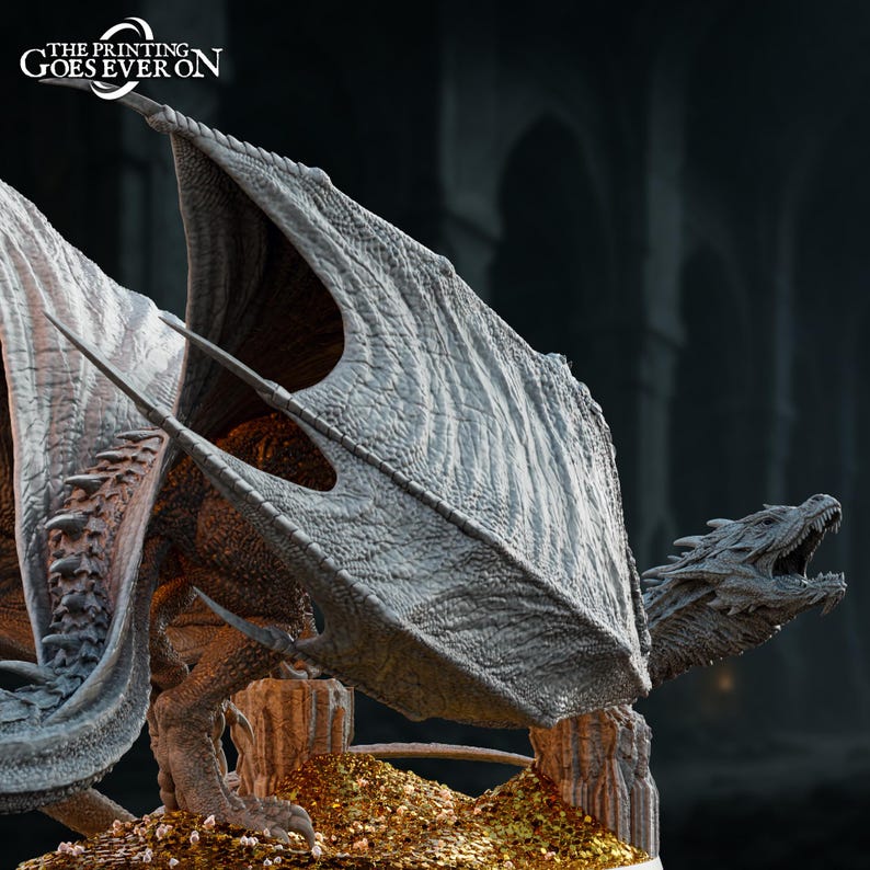Selthrax, Steelvein Dwarves, Dragon, Smog, Ginormous Figure, Dragon ...