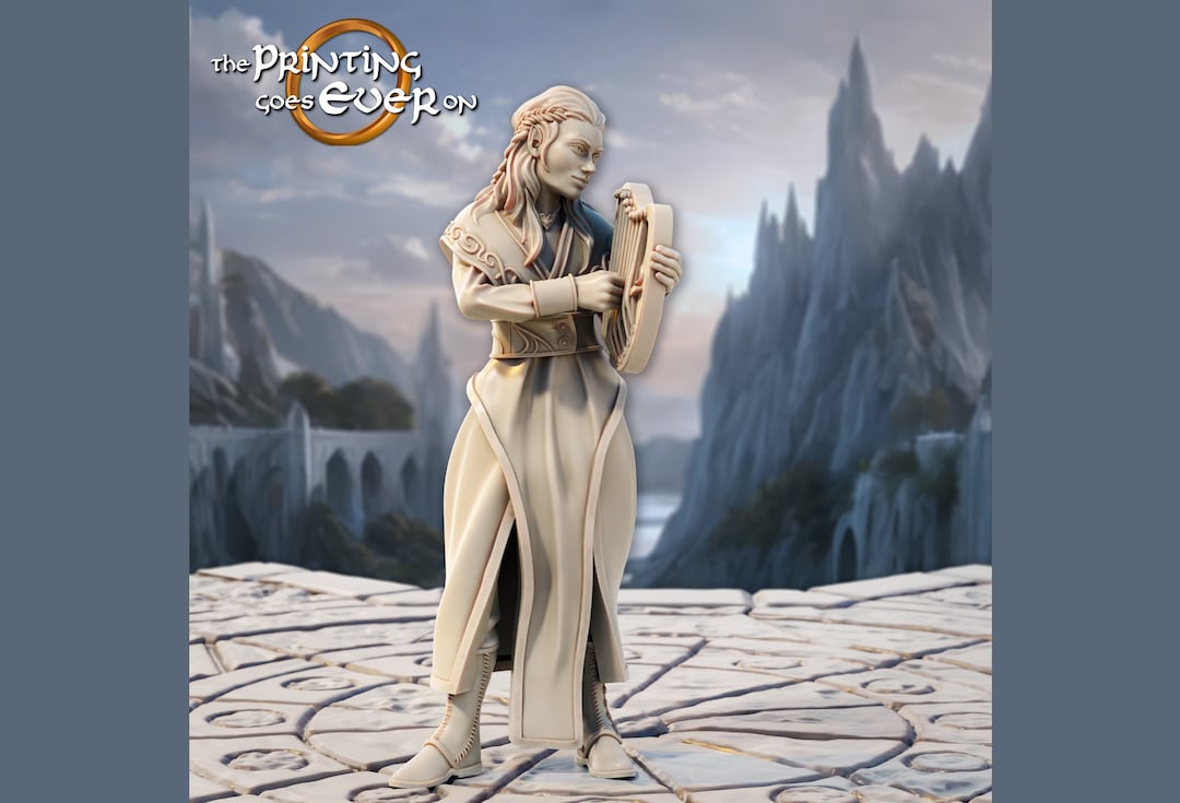 Male, Female, Elf, Townspeople, Lyre, Walking, Working, Carrying, Plans ...