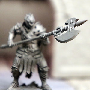 Human, Male, Fighter, Paladin, Full Plate Mail, Casting Spell, Wielding ...