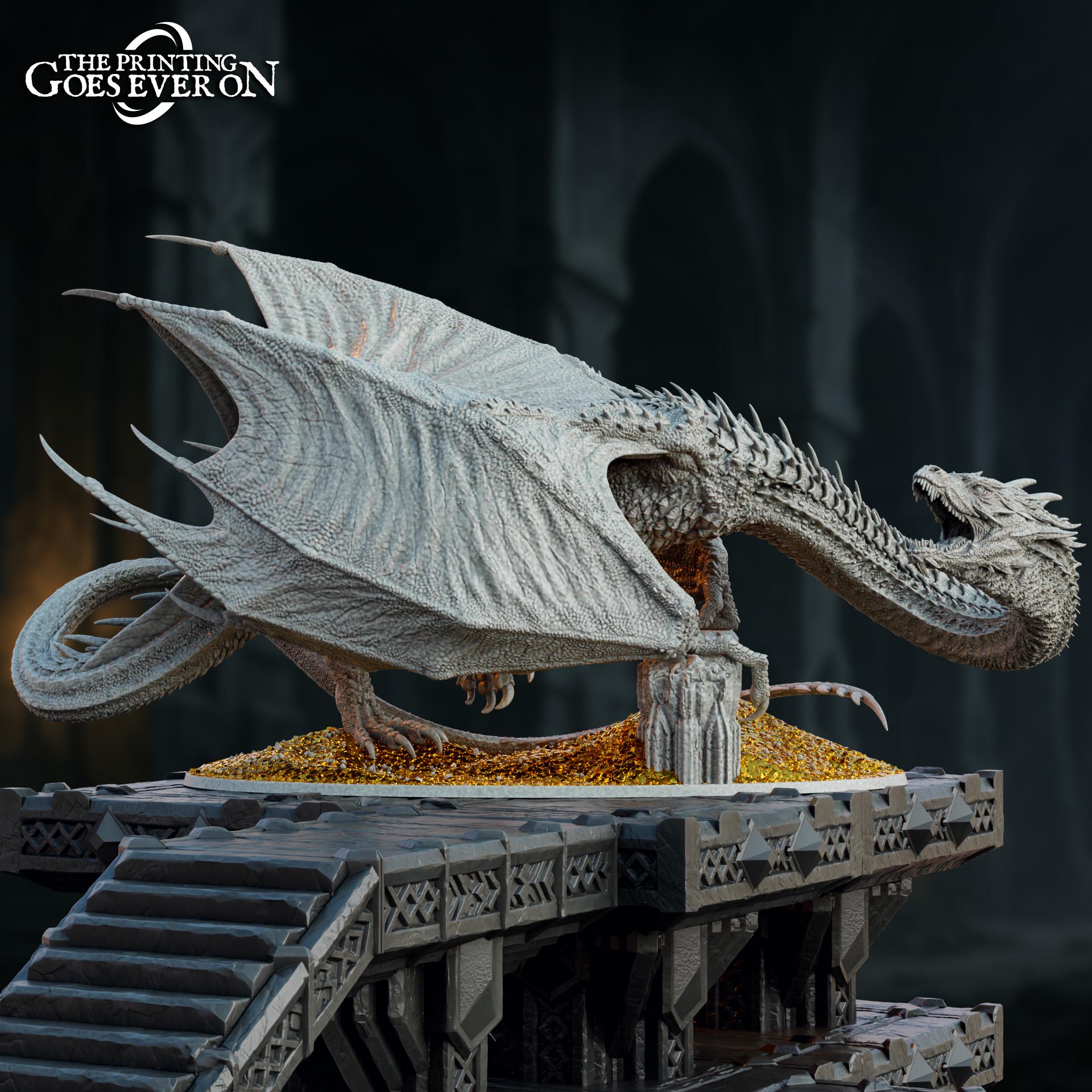 Selthrax, Steelvein Dwarves, Dragon, Smog, Ginormous Figure, Dragon ...