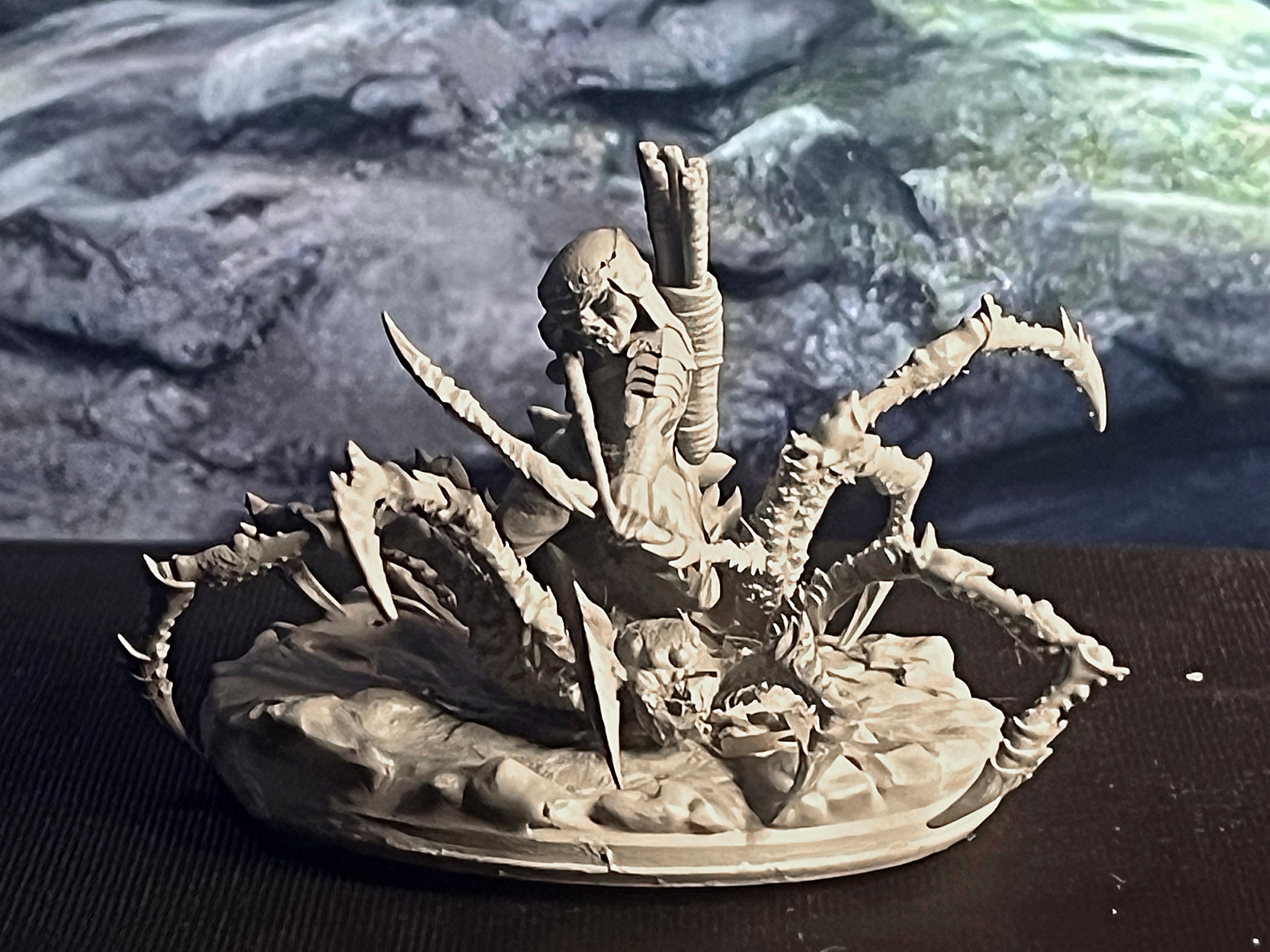 Goblin Spider Rider Archer Large Spider Breast Plate Bone - Etsy