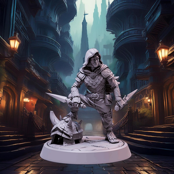 Painted Rogue Figure - Etsy
