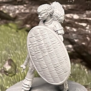 Tribal, Warrior, Female, Fighter, Bearded Axe, Melanated, Zulu Shield ...