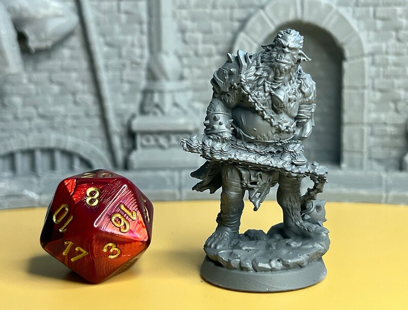 Bugbear Male Fighter Barbarian Gladiator 2 Handed Flail - Etsy