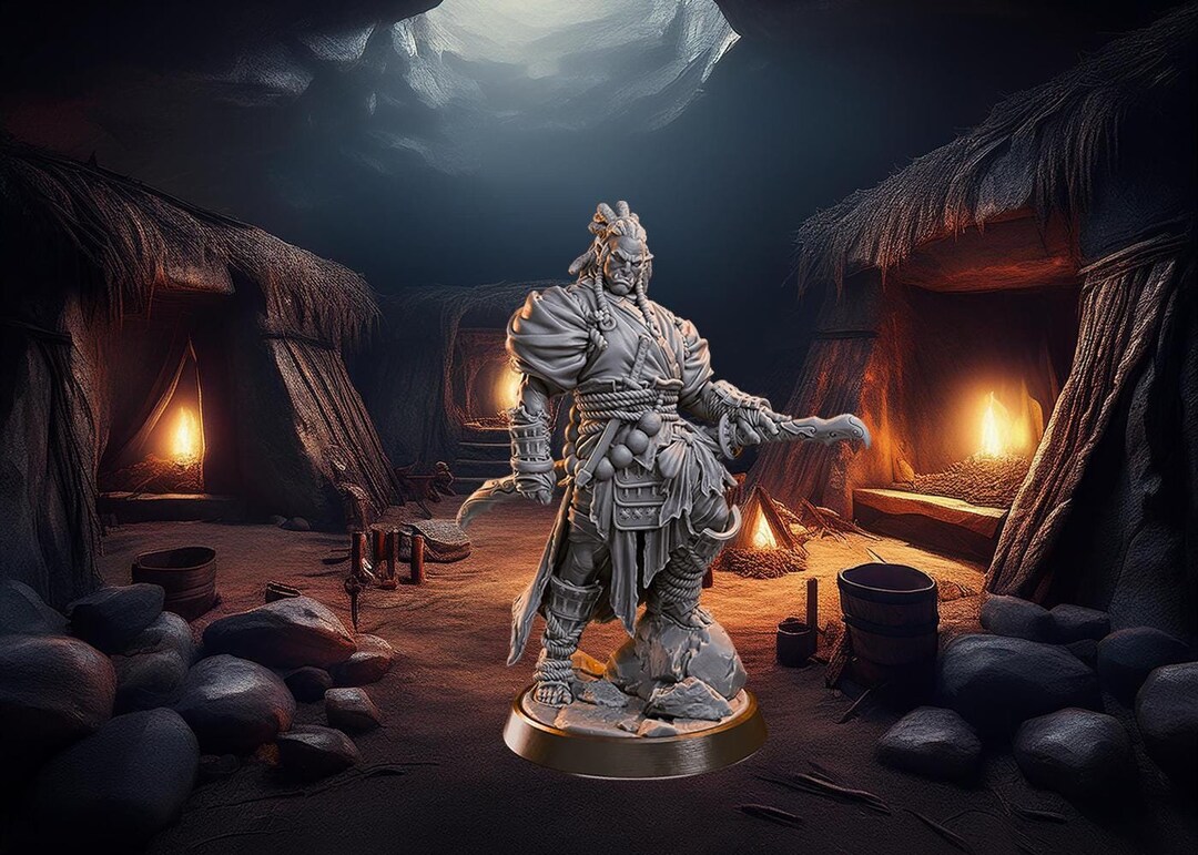 Orc, Male, Barbarian, Warrior, Fighter, Sword Master, Dreds, Character ...