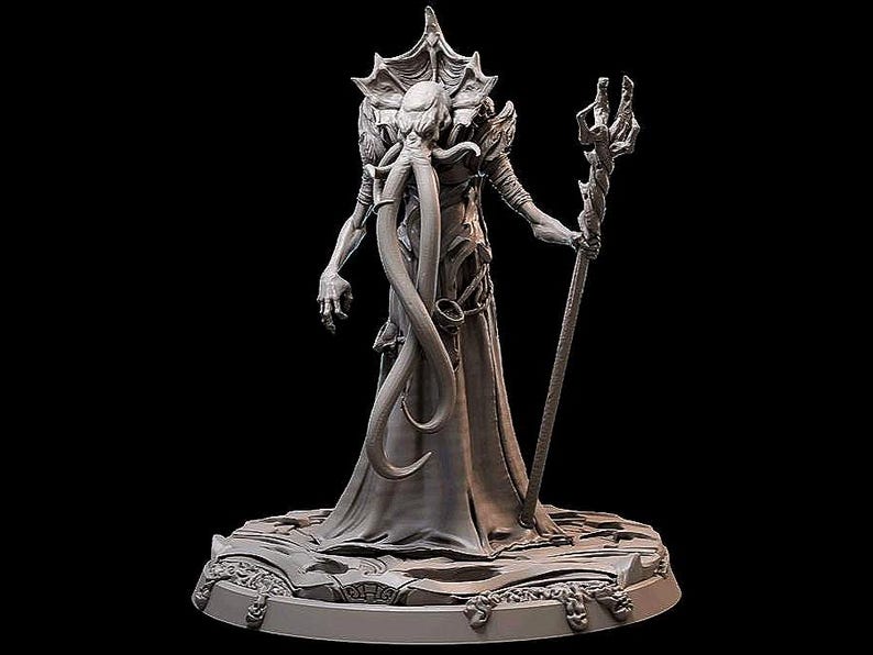 Mind Flayer, Octopus, Psionic, Wizard, Mage, Tentacles, Robe, Priest ...