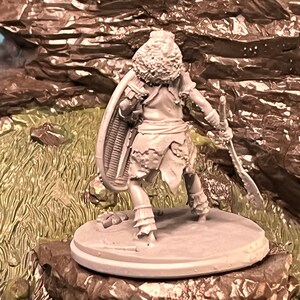 Tribal, Warrior, Female, Fighter, Bearded Axe, Melanated, Zulu Shield ...