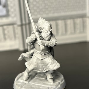Male, Clansman, Leader, Fighter, Warrior, Breast Plate, Kilt, Bastard ...