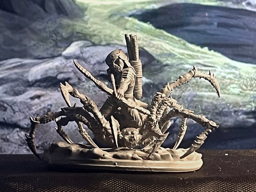 Goblin Spider Rider, Archer, Large Spider, Breast Plate, Bone Longbow ...