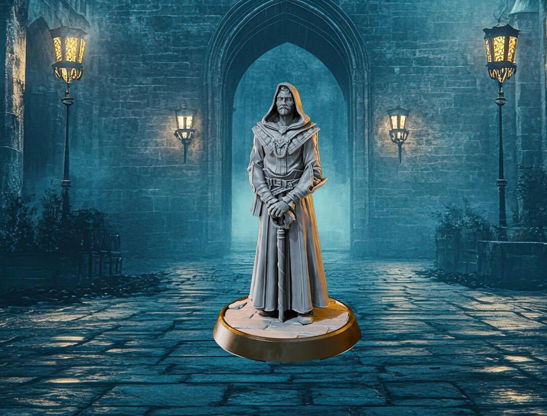 Human, Male, Mage, Wizard, Lord, Cleric, Robes, Cane, Horse, Mustache ...