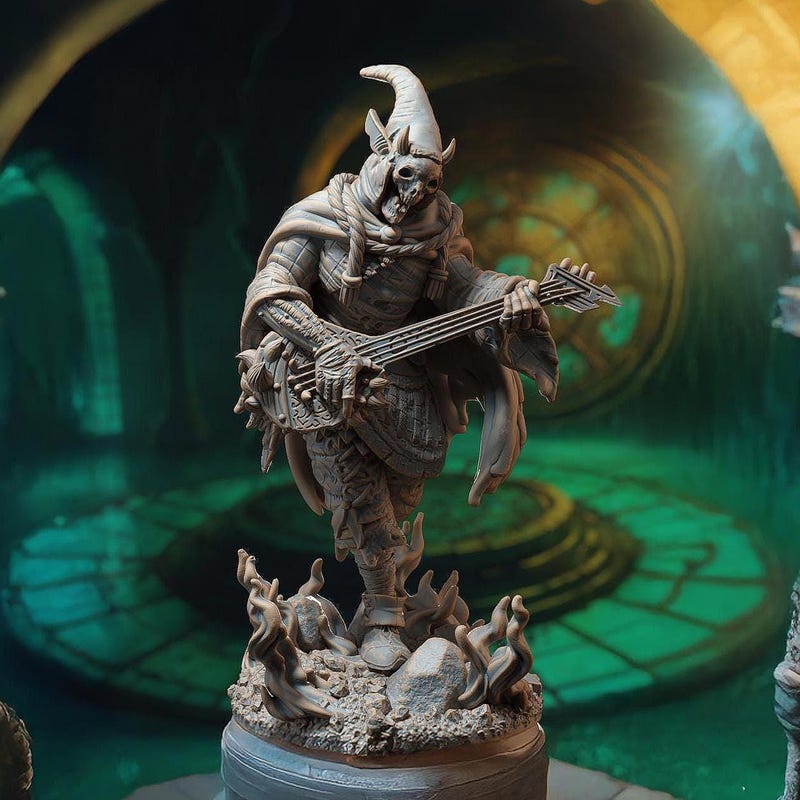 Jester Bard Miniature - Etsy