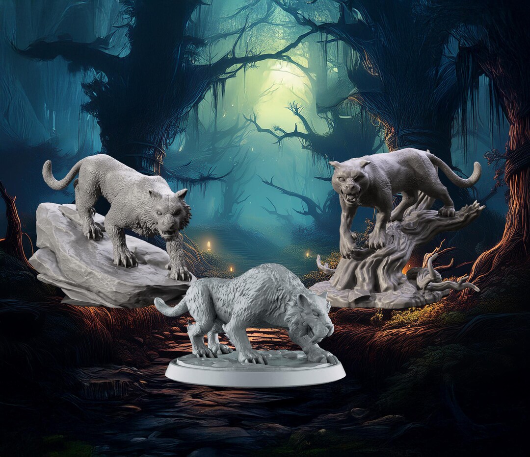 Panther, Tiger, Nightsaber, Sabretooth, Leopard, Big Cat, Fangs ...