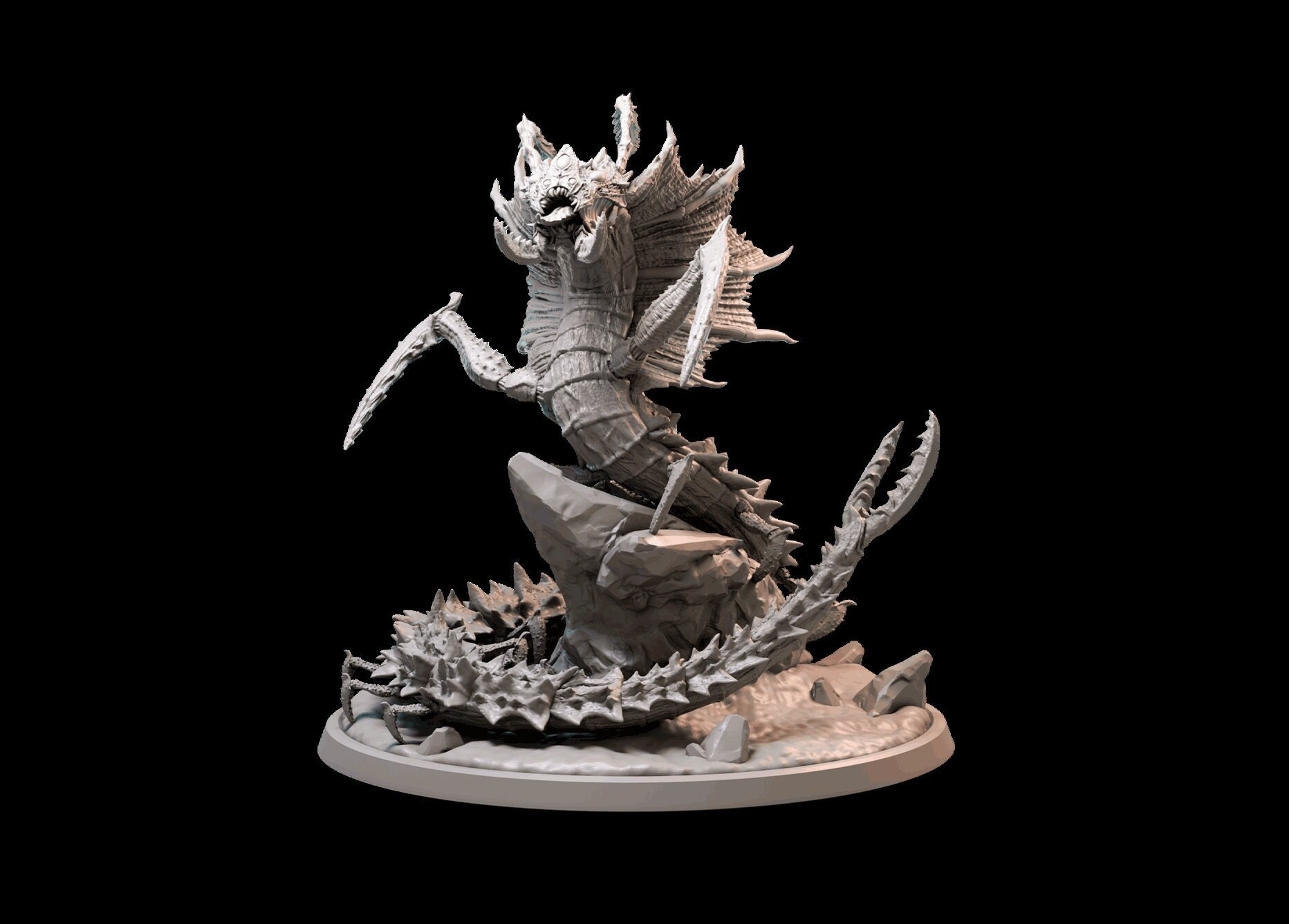 Remorhaz, Polar Worm, Ice Worm, Ice Spikes, Centipede, Wings, Horns ...