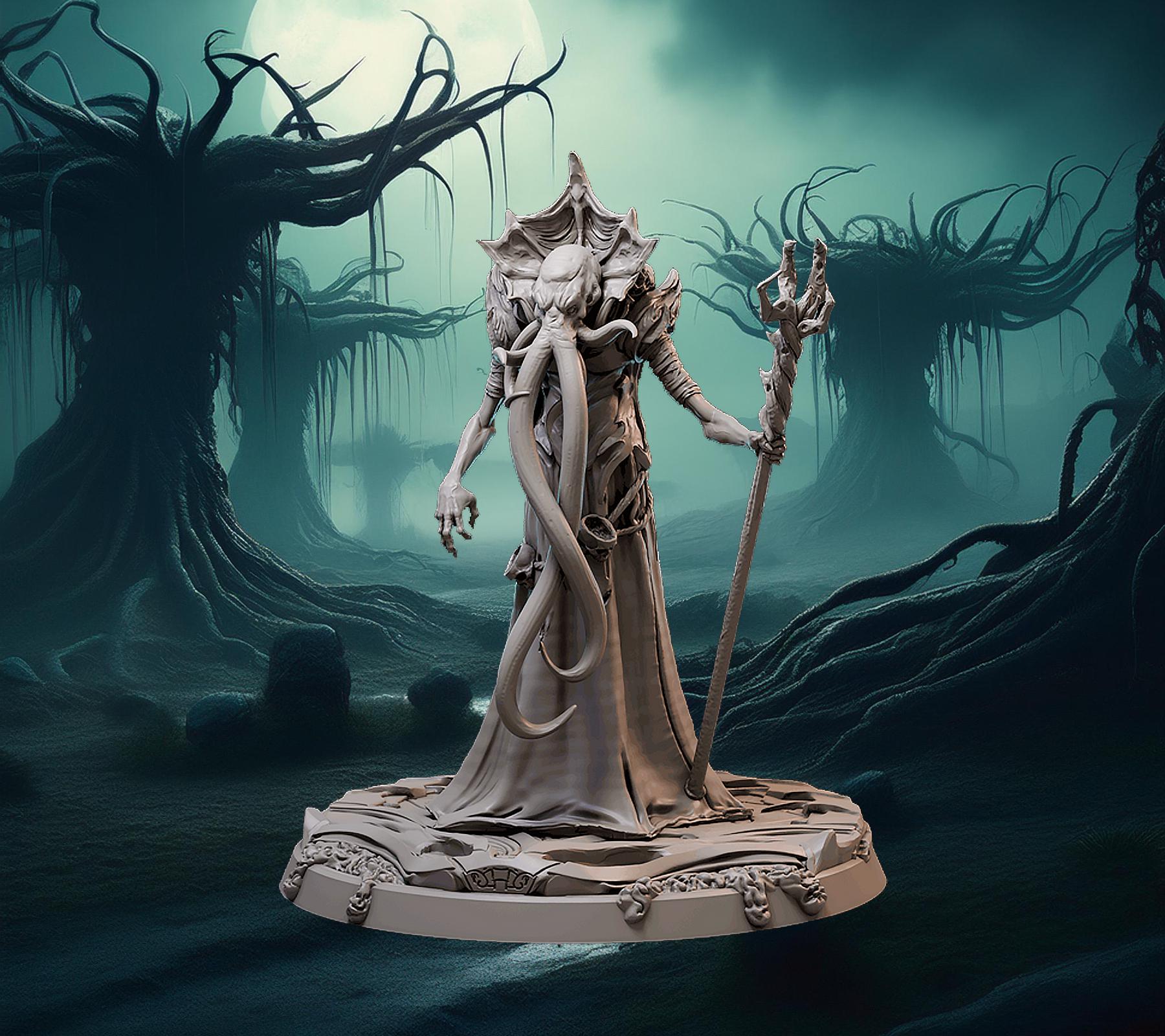 Mind Flayer, Octopus, Psionic, Wizard, Mage, Tentacles, Robe, Priest ...