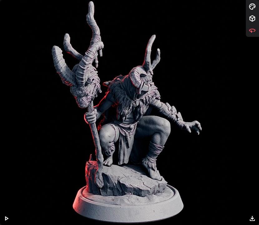 Orc, Half-orc, Female, Shaman, Sorcerer, Wizard, Mage, Robes, Scrolls ...