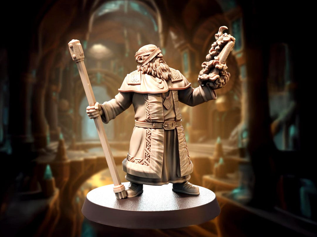 Male, Dwarf, Kamior, Shaman, Sorcerer, Cleric, Mage, Staff, Club, Blind ...