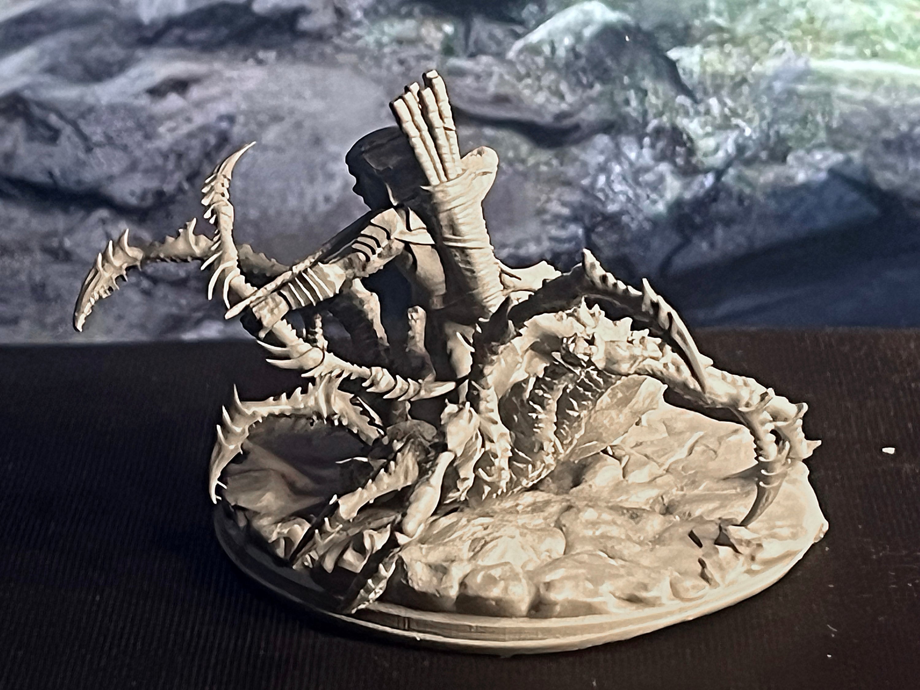 Goblin Spider Rider Archer Large Spider Breast Plate Bone - Etsy