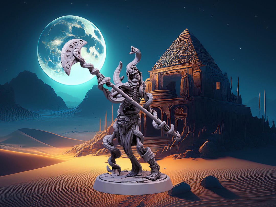 Mohrg, Skeleton, Undead, Warrior, Lord, Reptile, Tentacles, Fighter ...