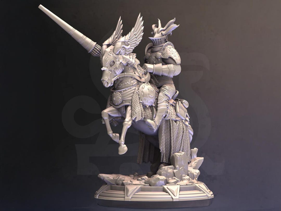 Paladin, Warrior, Lance, Mounted, Full Plate, Full Helm, Horse Barding ...