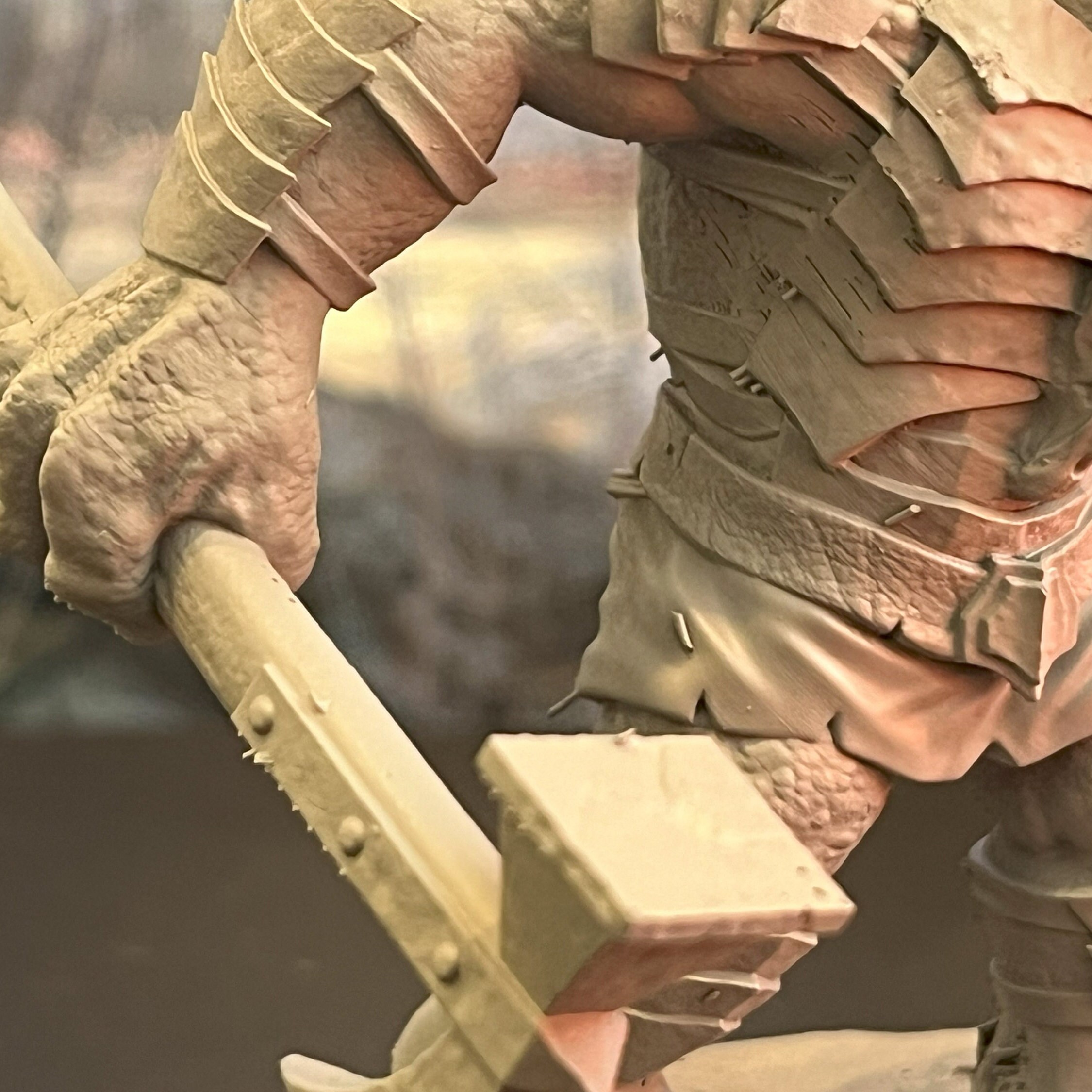 Troll, War, Giant Hammer Axe, Helm, Attacking, Fangs, Large Figure 25 ...