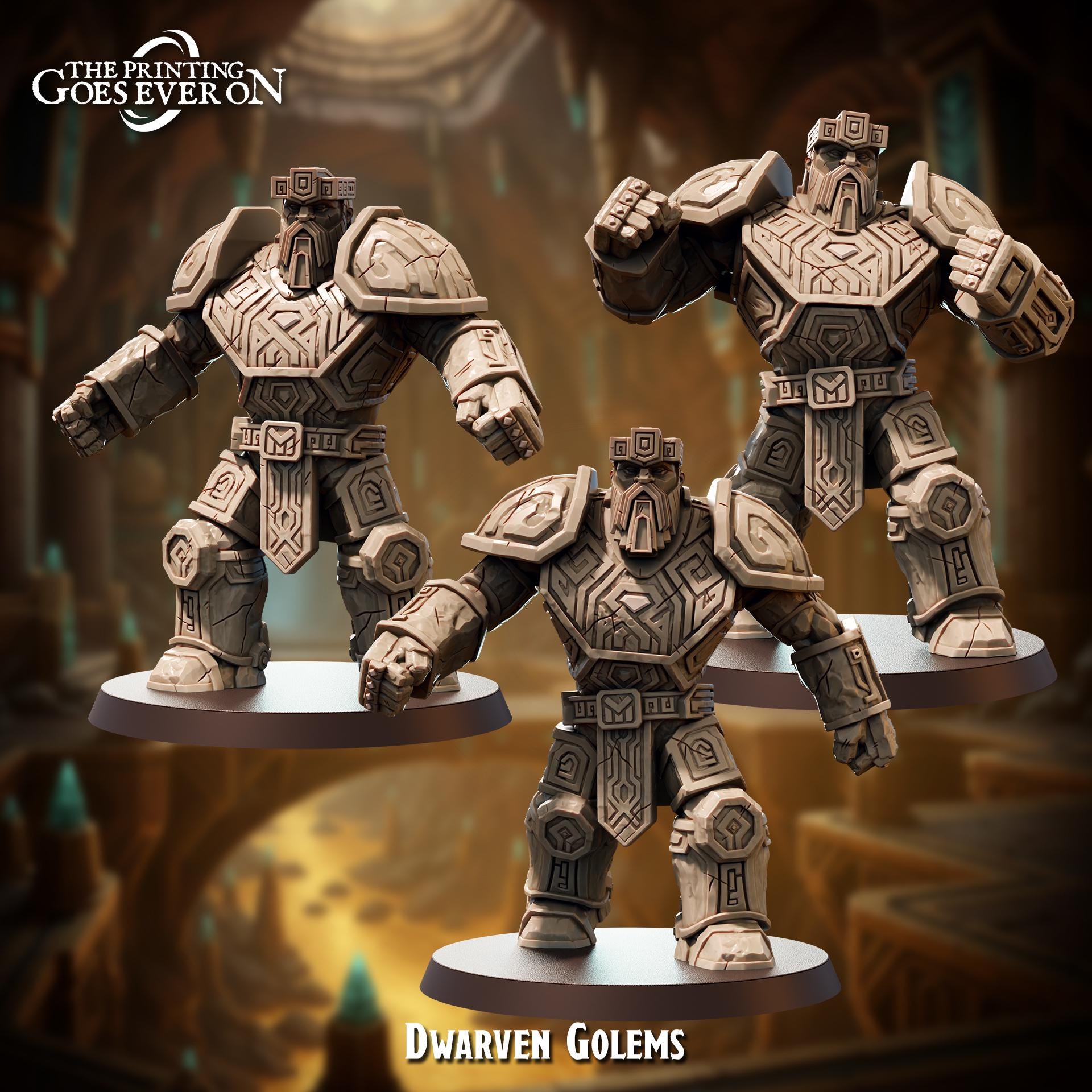 Golem, Construct, Automaton, Dwarven, Armored, Large Figure, Metal ...