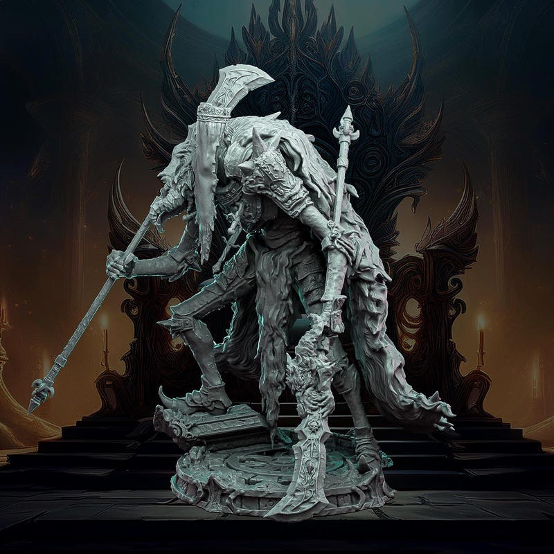 32mm Lich King Miniature - Etsy