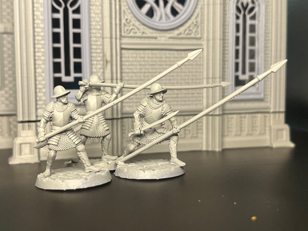 Male, Pikeman, Fighter, Warrior, Breast Plate, Chain Skirt, Pike ...