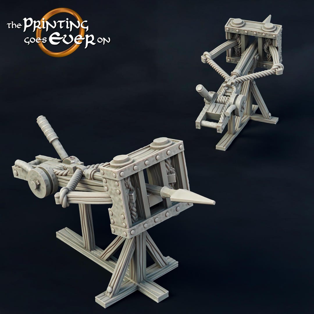 Medieval Siege Equipment, Tabletop Gaming Accessible 25/28/32mm, Large ...
