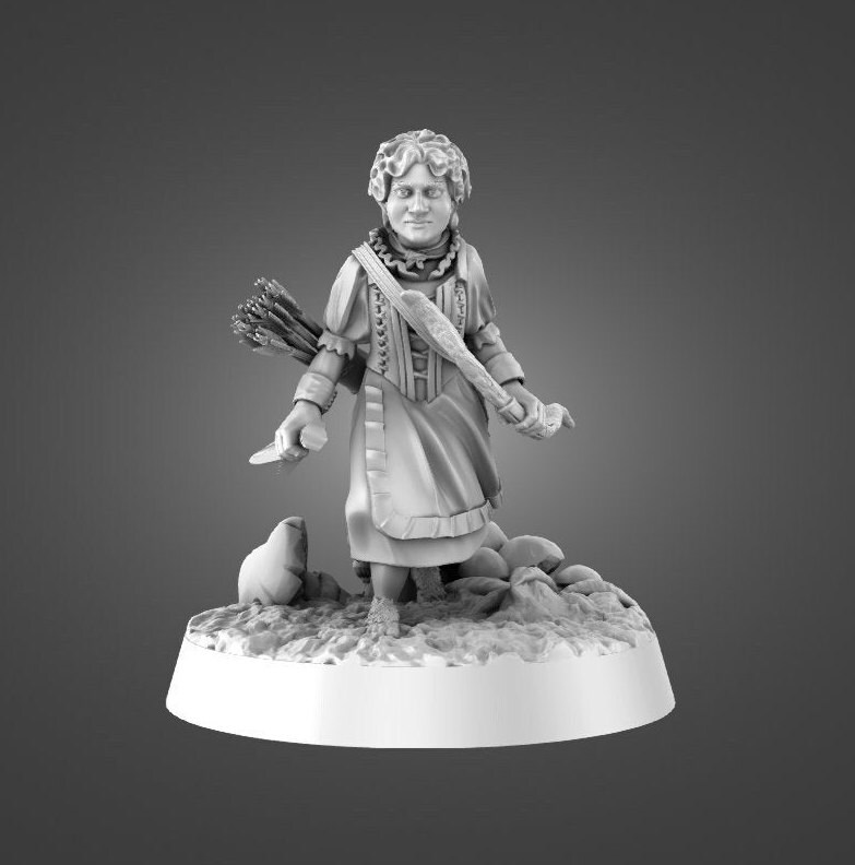 Halfling, Hobbit, Male, Female, Commoner, Archer, Dagger, Helm, Ranger ...