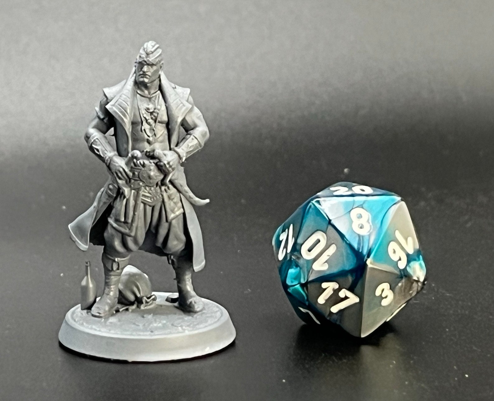 Human, Male, Rogue, Fighter, Pirate, Burly, Beard, Mohawk, Mace in Hand ...