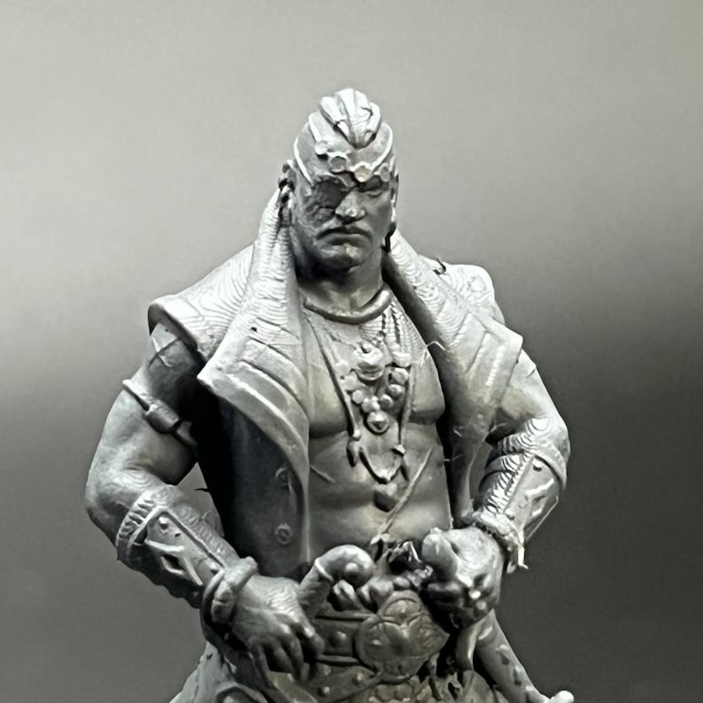 Human, Male, Rogue, Fighter, Pirate, Burly, Beard, Mohawk, Mace in Hand ...