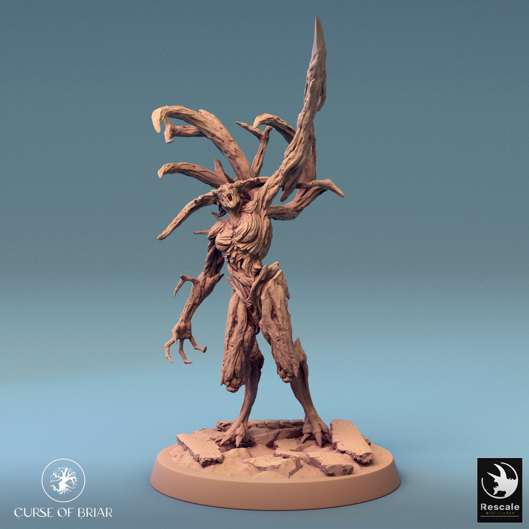 Woodfey, Male, Forest, Fey, Briar, Elemental, Monster, Tree, Wooden ...