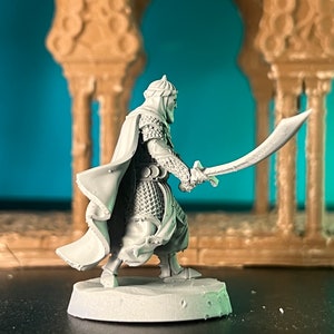 Warrior, Leader, Fighter, Spiked Plate, Chain Mail, 2H Scimitar, Full ...