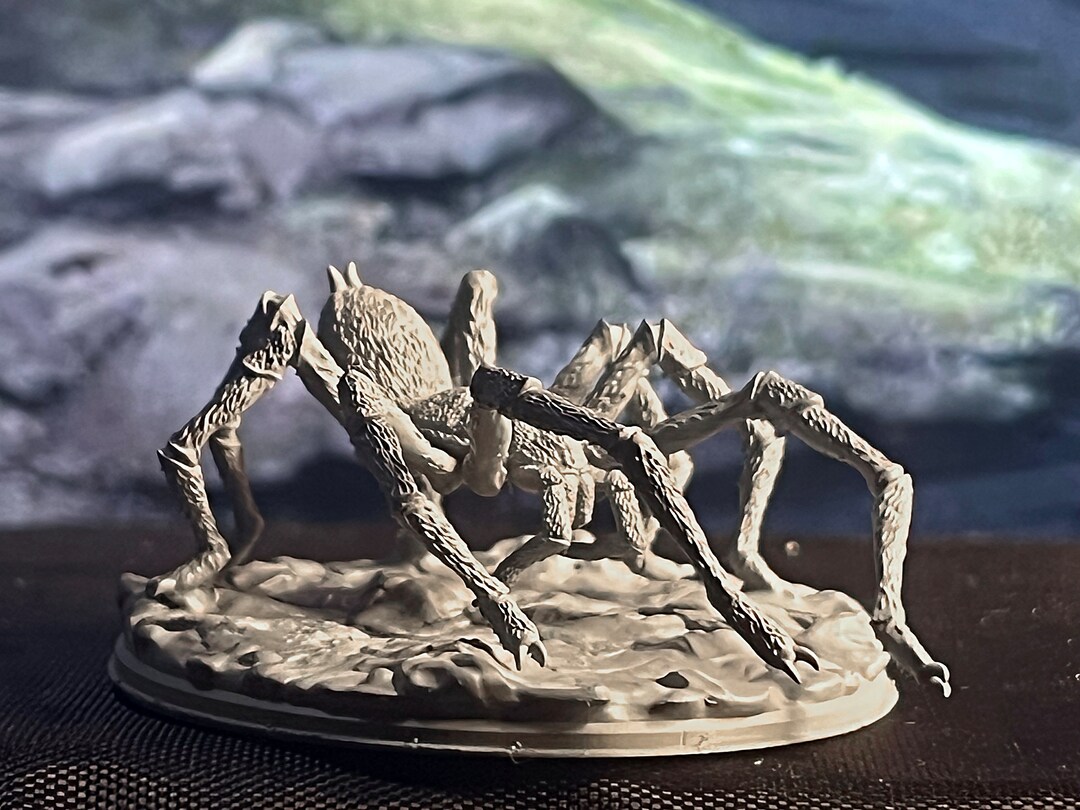 Large Spider, Wolf Spider, Trap Door Spider 25mm/32mm Fantasy Miniature ...