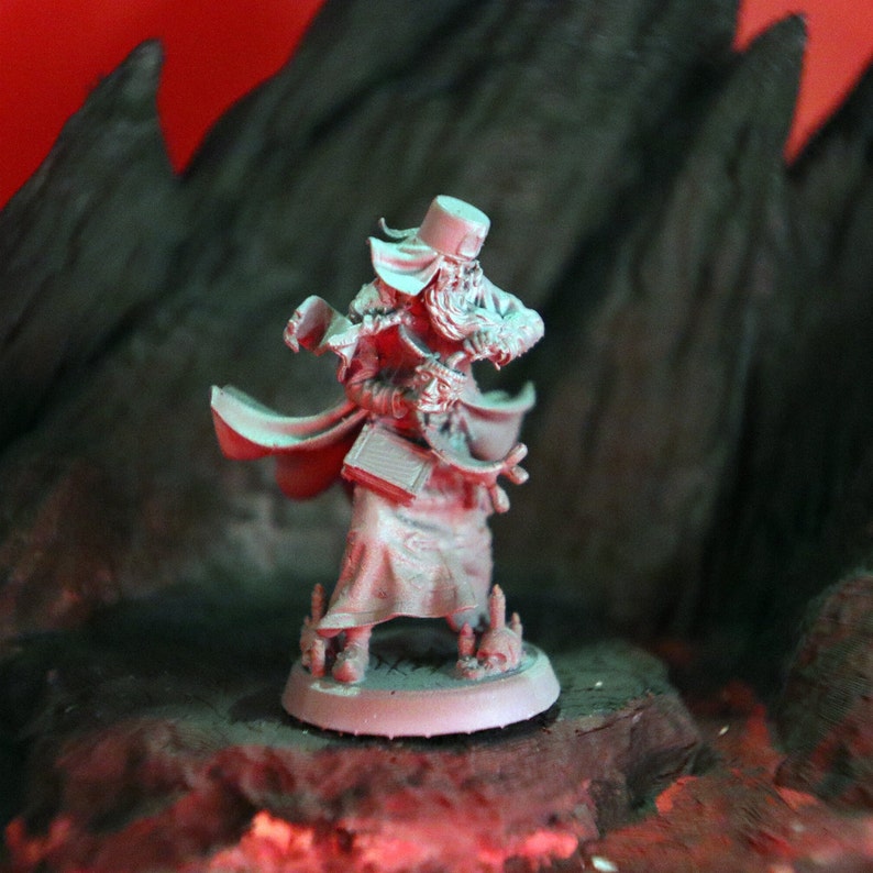 Human, Male, Wizard, Magic User, Necromancer, Skull, Magic Fez, Spell ...