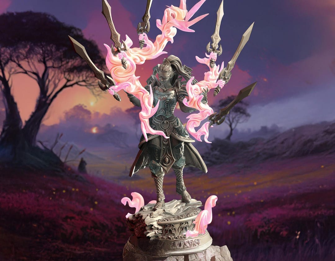 Elf, Female, Blind, Mage, Wizard, Conjurer, Sword Spell, Magical ...
