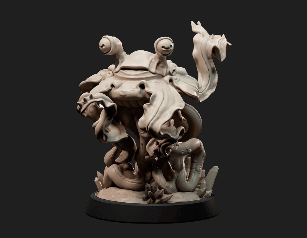 Flumph, Astral Creature, Fish Eyes With Kelp Like Arms Floating Over ...