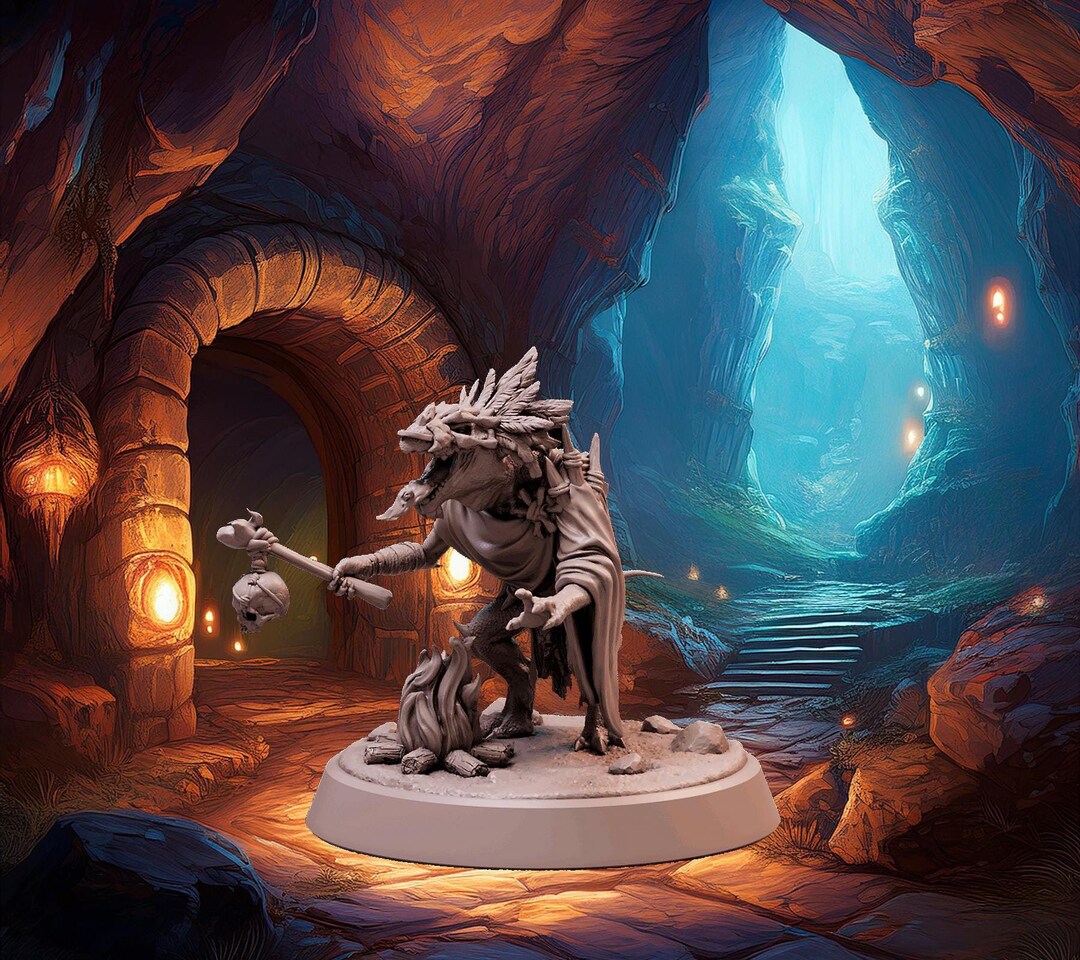 Kobold, Shaman, Archer, Cleric, Sorcerer, Wand, Feathers, Campfire ...