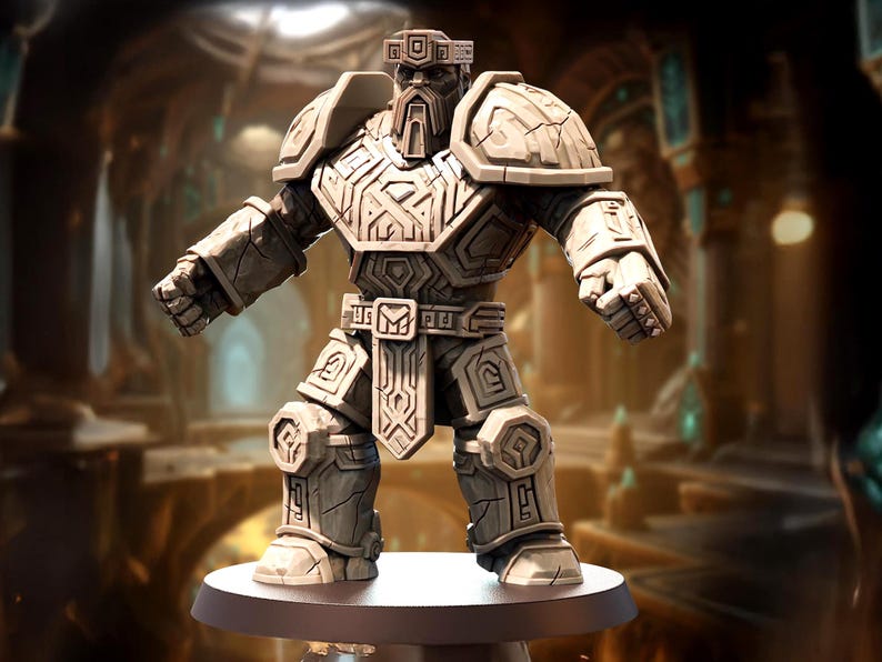 Golem, Construct, Automaton, Dwarven, Armored, Large Figure, Metal ...