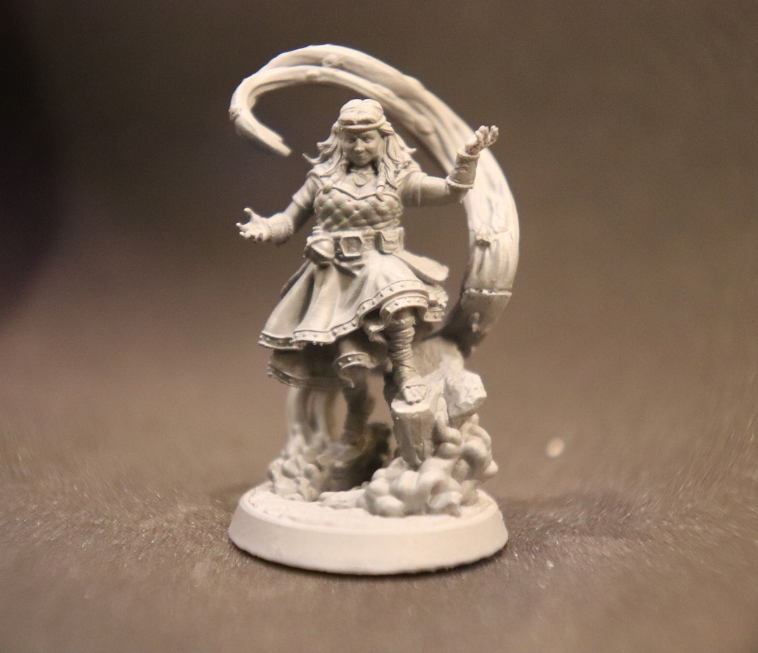 Dwarf, Female, Geomancer, Magic User, Casting Spell, Robes, Padded ...