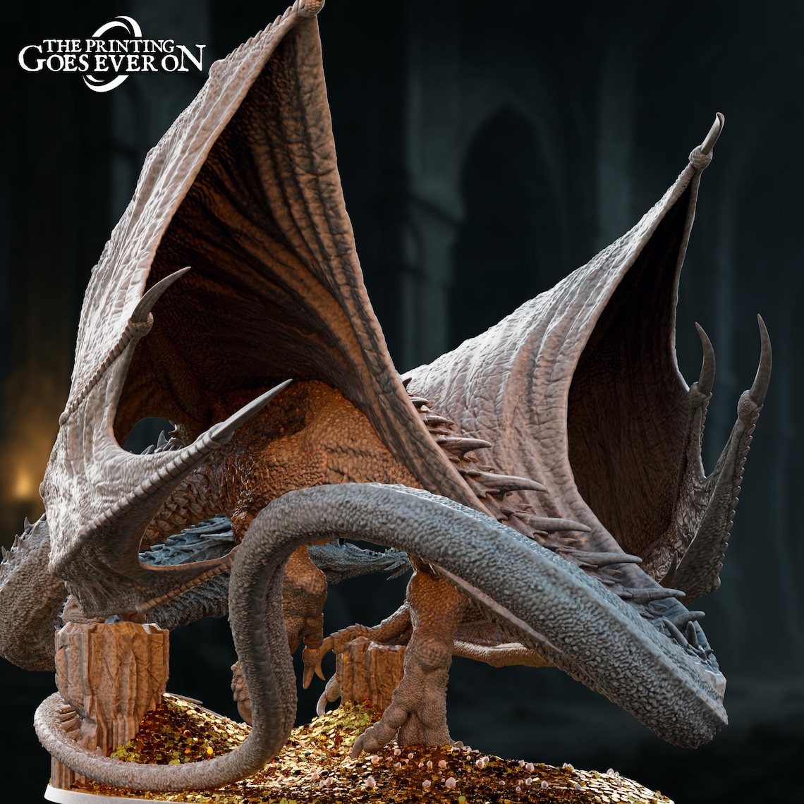 Selthrax, Steelvein Dwarves, Dragon, Smog, Ginormous Figure, Dragon ...