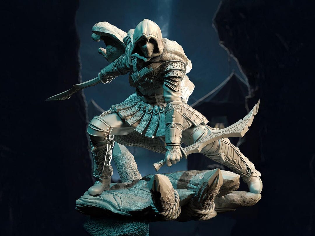 Human, Male, Rogue, Thief, Assassin, Warrior, Short Swords, Leather ...