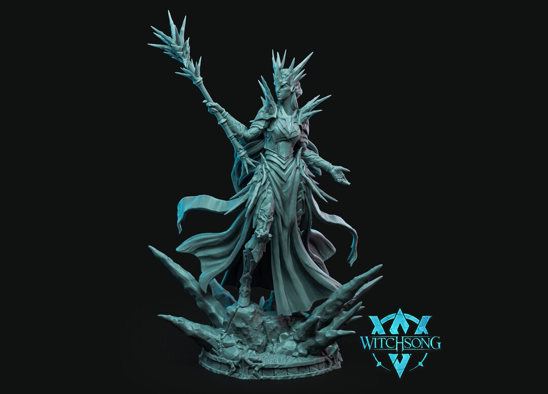 Frost Queen, Female, Giant, Fey, Scepter, Ice, Mage, Wizard, God, Huge ...